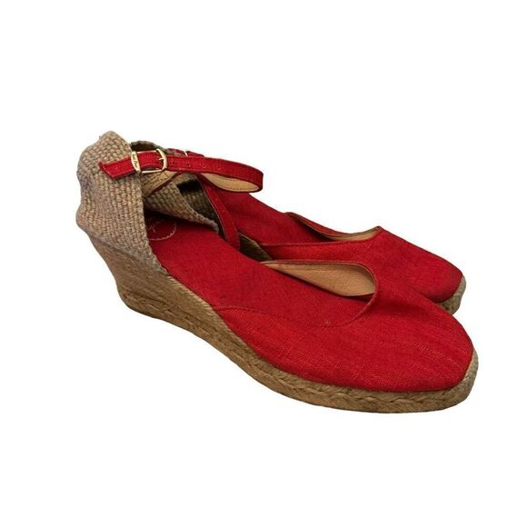 Toni Pons | Shoes | Toni Pons Sandals Womens 95 Redsuede Heel Wedges ...